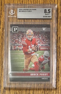 2022 Panini Chronicles - Panini Brock Purdy Slab #PA-19 (RC) BGS 8.5 ...