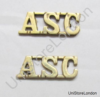 Shoulder Title ASC Rank Marking Gold Brass R1096 | eBay UK