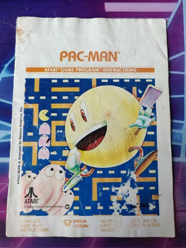 Pac-Man Manual Atari 2600 (Pacman) | eBay