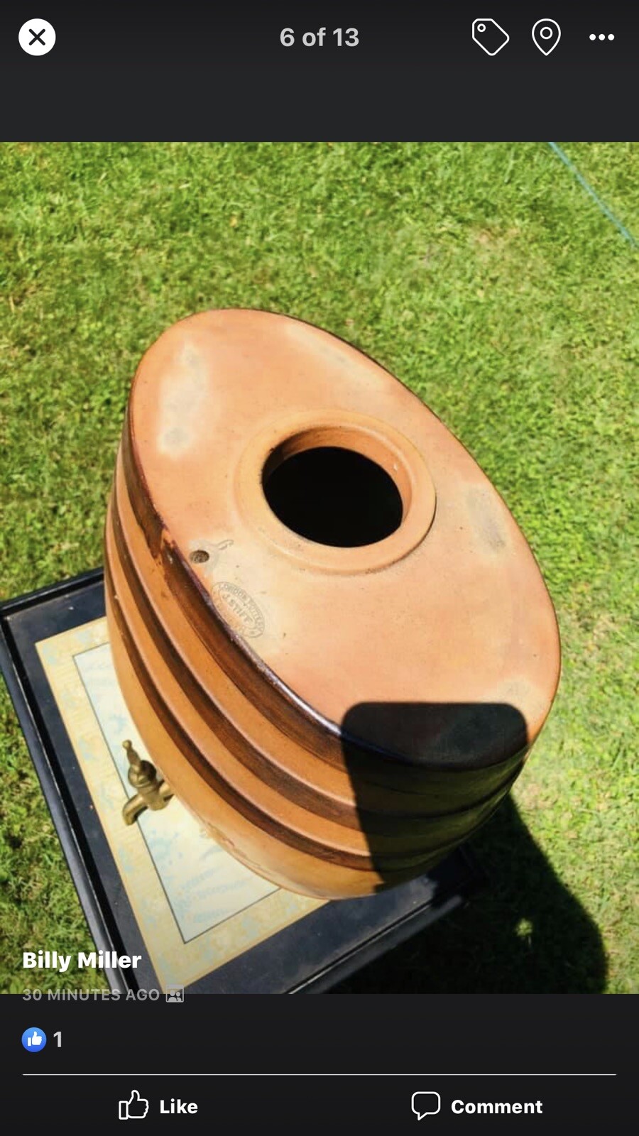 Antique London Pottery J. Stiff Pottery Gin Barrel Stoneware Jug | eBay