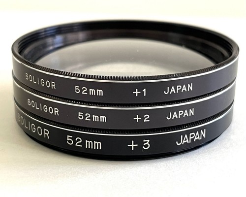 SOLIGOR 52mm CLOSE-UP Converter Lens SET: +1, +2, +3 | eBay
