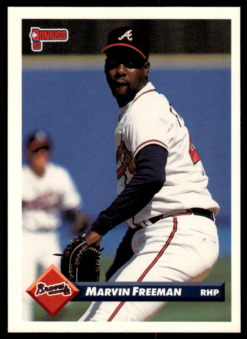 1993 Donruss Baseball Card Marvin Freeman Atlanta Braves #662 | eBay