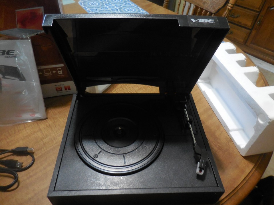 VIBE VS-20-1 Sound USB Turntable Converts Records & LPs Computer and ...