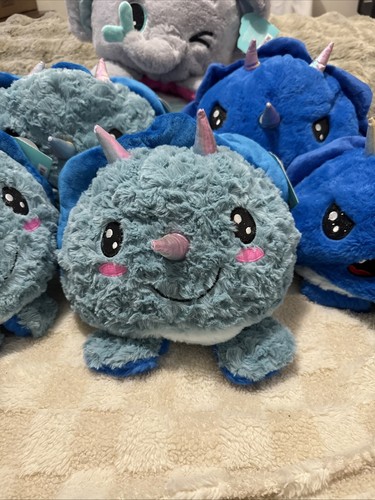 HUG ME Reversible Flip Dinosaur Stuffed Animal Plush Grump-asaurus Rex ...