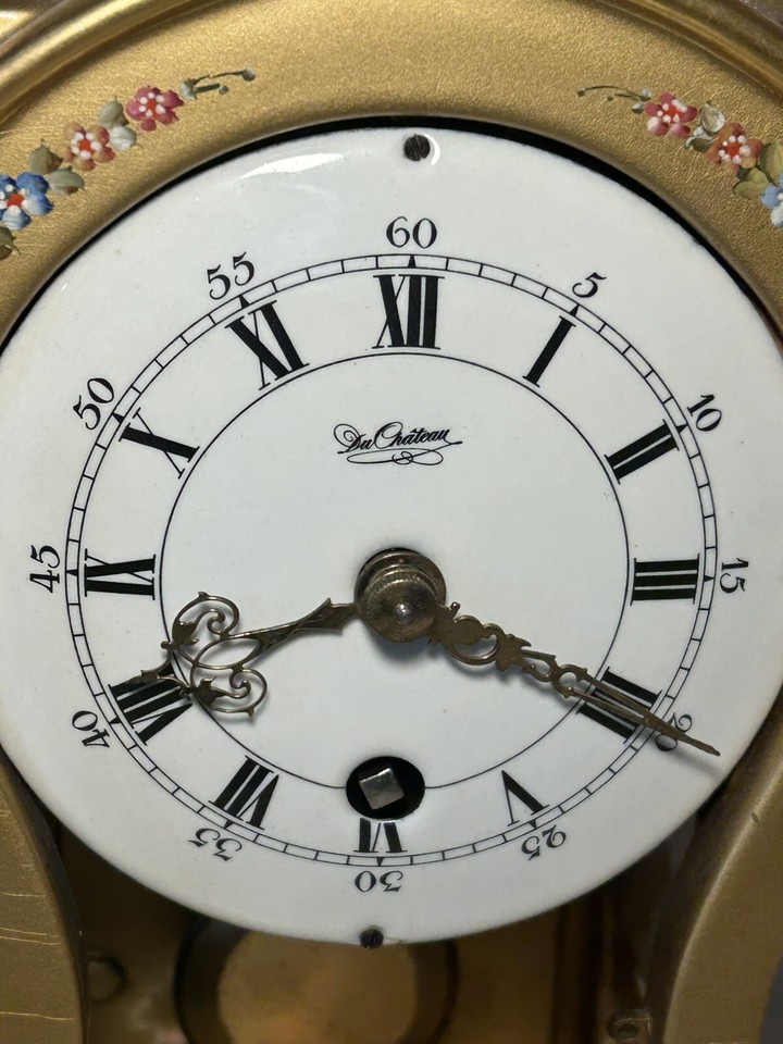 Du Chateau Neuchatel Bracket Wall Mantel Table Clock Bell Strike With ...