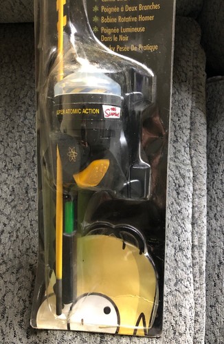NOS Homer J Simpson Nuclear Fission Combo Fishing Rod RARE- | eBay