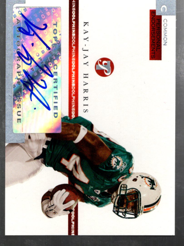 A9307- 2005 Topps Pristine Endorsements Autographes # Kh Kay-Jay Harris ...
