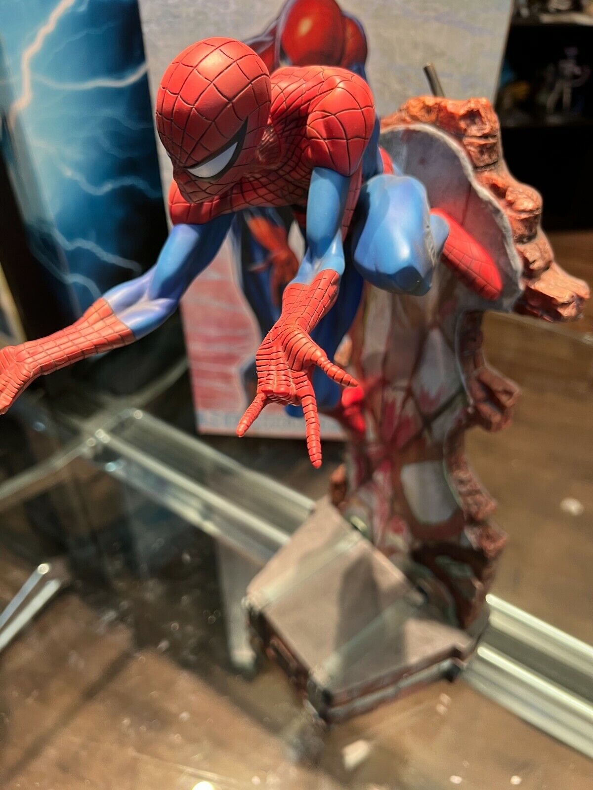 Sideshow Spider Man J Scott Campbell Comiquette Polystone Statue 852