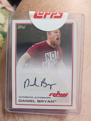 Daniel Bryan 2013 Topps Auto WWE Raw Autograph Sealed By Topps | eBay