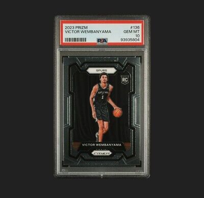2023-24 Panini Prizm Victor Wembanyama Base Rookie Card RC #136 Spurs ...