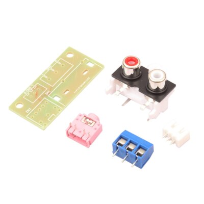 Audio Switch Board DIY Kit 3.5mm Jack Input RCA Block Amplifier ...