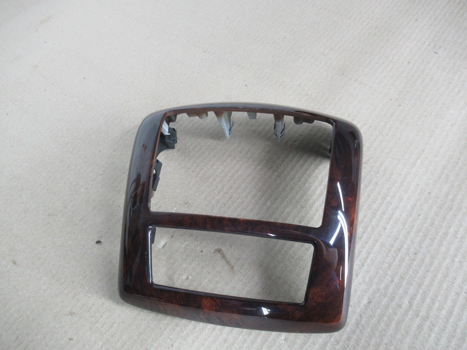 Center Console Rear Wooden Trim Walnut Bezel MERCEDES W221 OEM S550 S63 ...