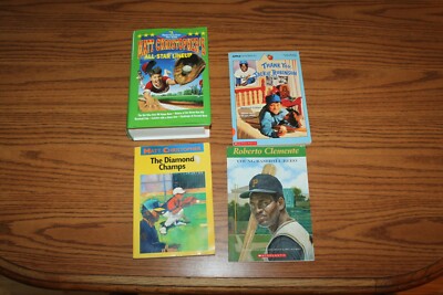 4 Baseball Chapter Books Lot 8 Stories Christopher Clemente Robinson ...