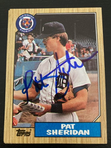 Tigers Pat Sheridan signed 1987 Topps card | eBay