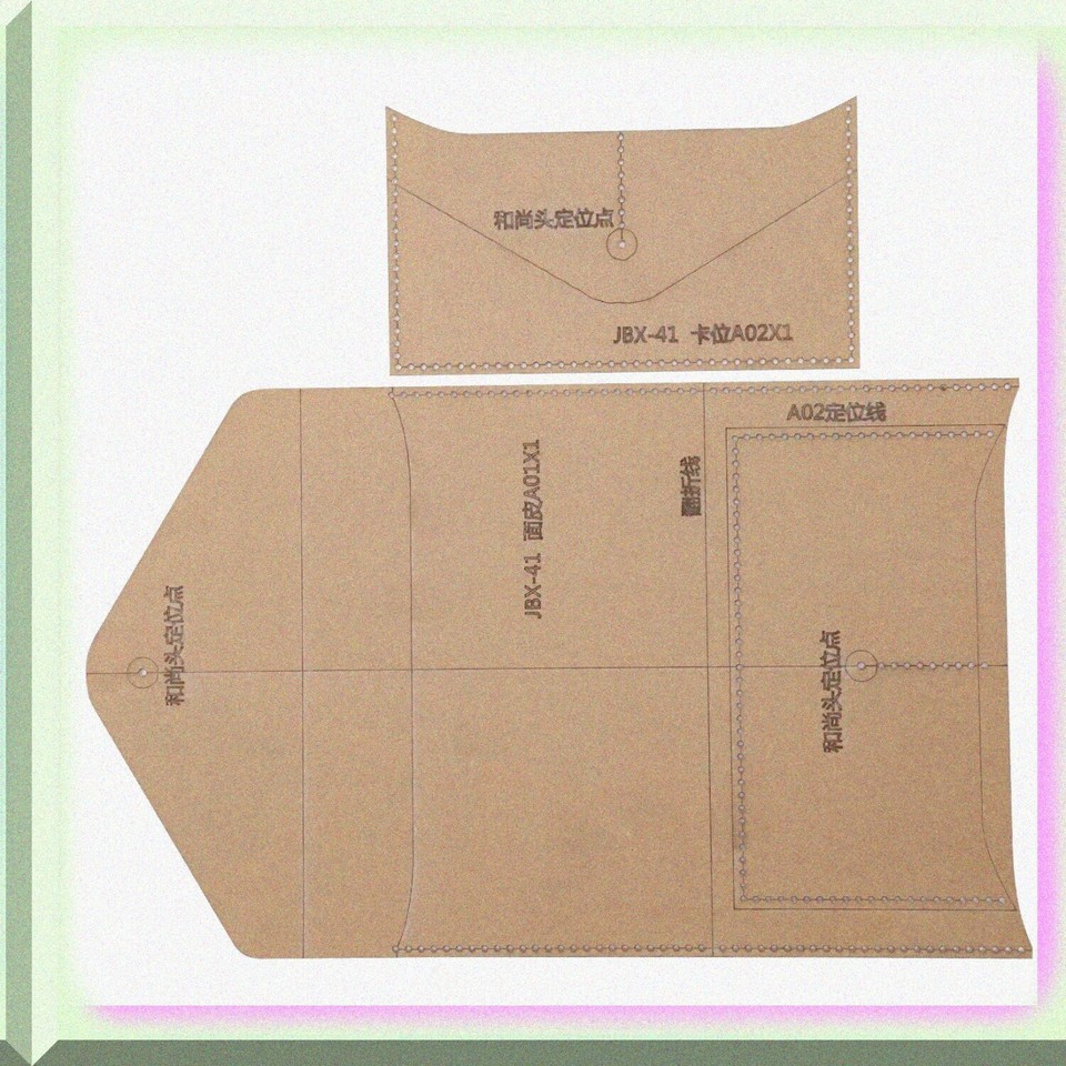 CraftyCreations: DIY Leather Wallet & Envelope Bag Template Kit ...