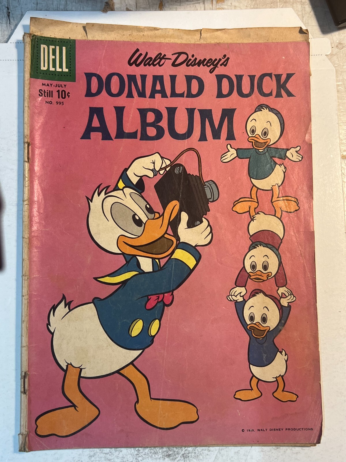 walt disney's donald duck album #995 dell comics 1959 | Combined ...