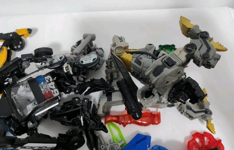 Lot Of Transformers Figures Incomplete Parts, Weapons, And Figures | eBay
