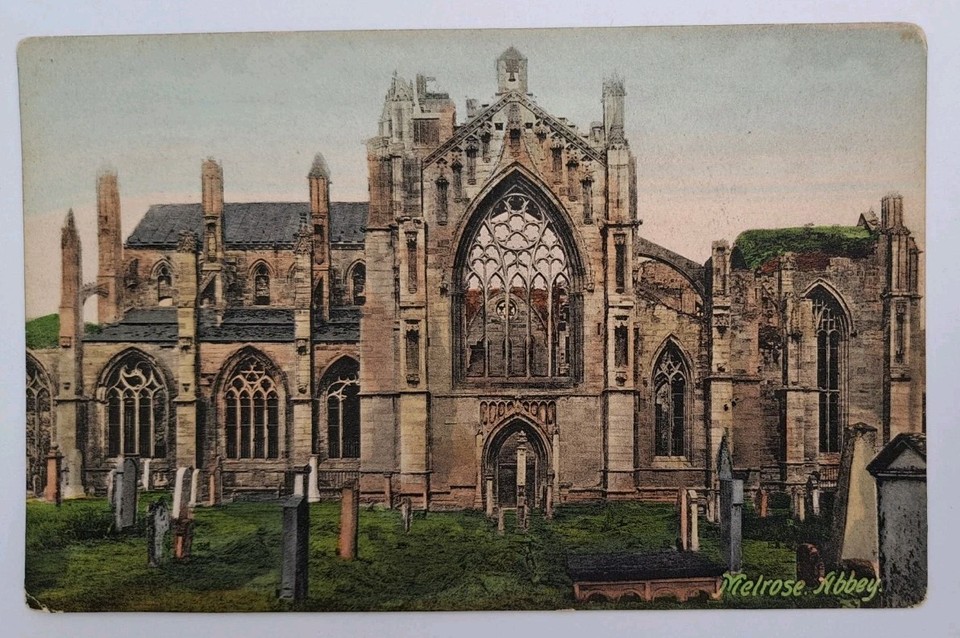 Postcard - Melrose Abbey - Melrose, Scotland c1906 | eBay