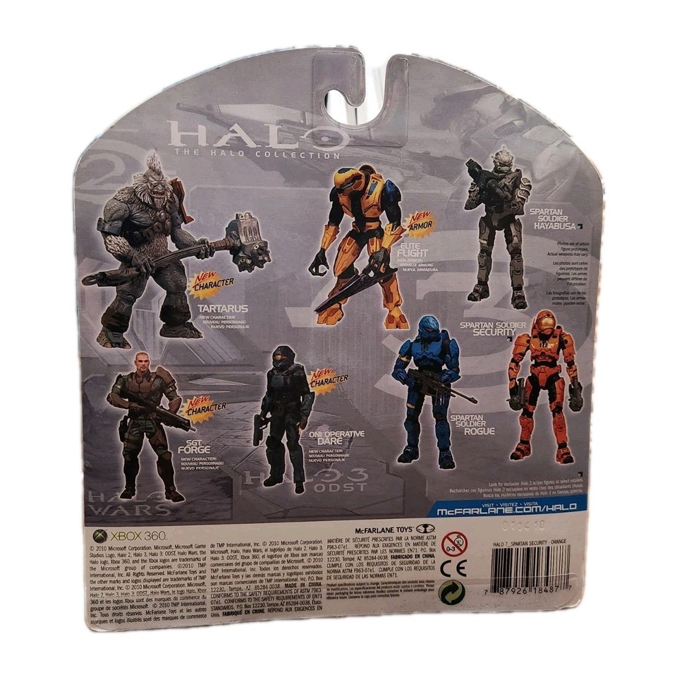 McFarlane Halo 3 Series 7 Spartan Soldier Security Orange ToysRUs ...
