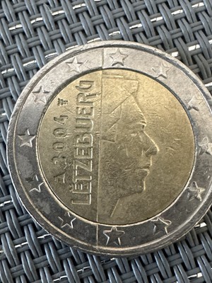 2 euro coin 2004 Letzebuerg/Luxembourg Misprint | eBay