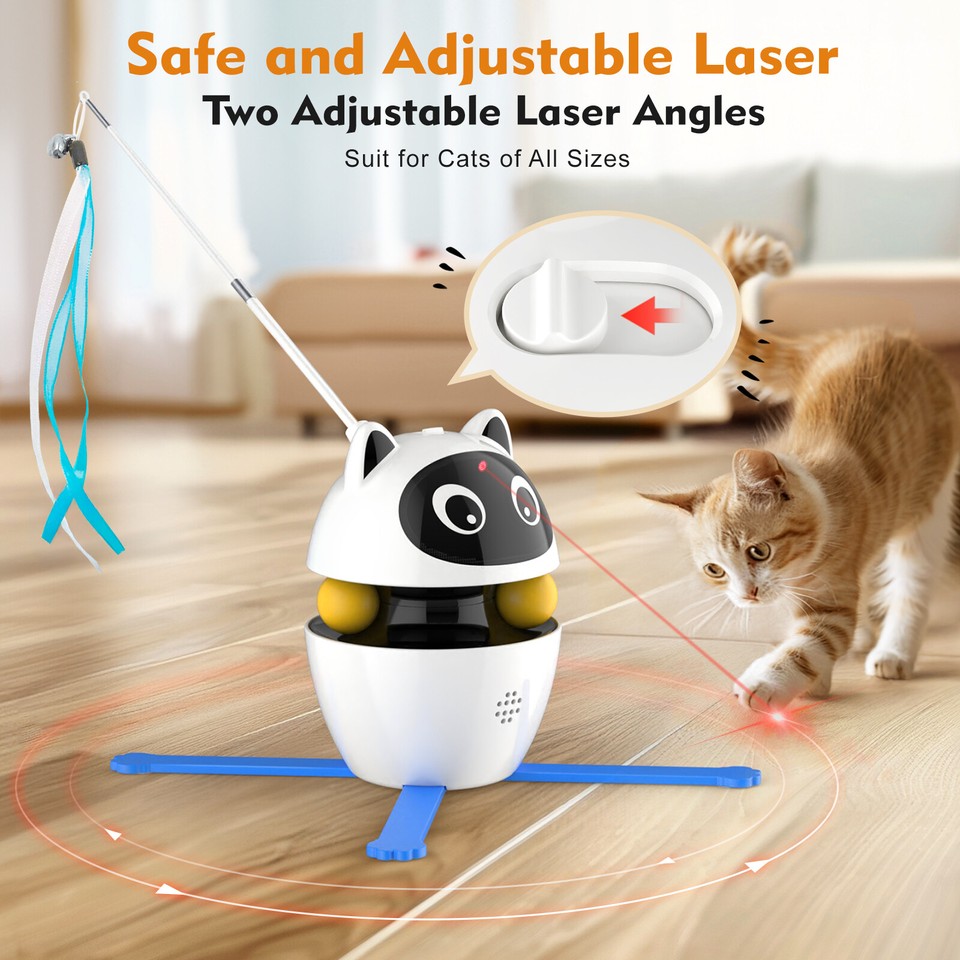 Automatic Cat Toys Interactive Pet Toys for Indoor Cats,USB Cat ...