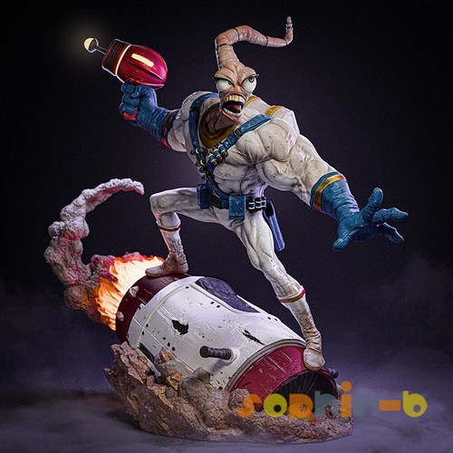 Earthworm Jim 2 Resin Model Kit Unpainted 3d Printed GK Statue Figure ...