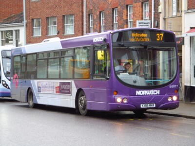 First Eastern Counties 66977 KX05MHA 6x4 Quality Bus Photo c | eBay UK