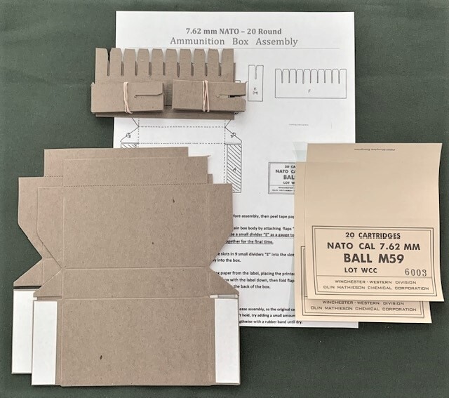 LAKE CITY ARSENAL MID-50s 7.62MM ARMOR PIERCING M61 NEW REPLICA AMMO ...