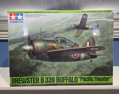 TAMIYA 1:48 Brewster B 339 Buffalo Pacific Theater Model Kit 61094 ...