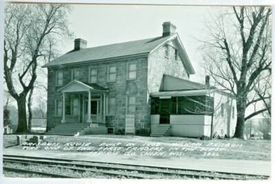 Prairie du Chien WI The Brisbois Housebuilt in 1808 RPPC | eBay