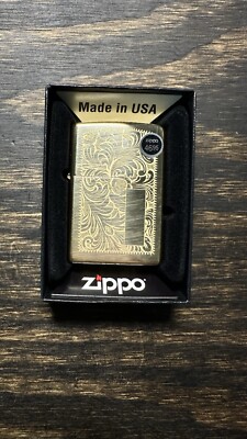 Zippo Lighter Hp Brass 352B Venetian | eBay
