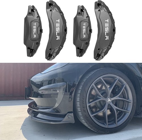 4pcs Tesla Model 3 Brake Caliper Covers 2017-2023 Wheel Hub Accessories ...