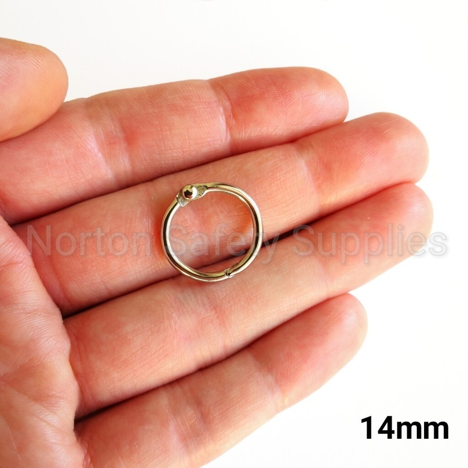 Hinged Key Rings / Split Rings - CHOOSE SMALL - EXTRA LARGE | eBay UK