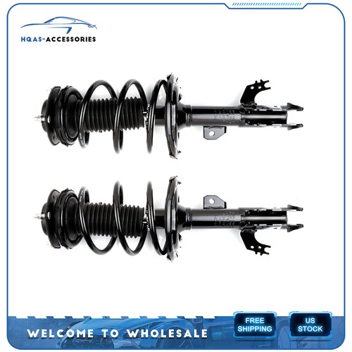 Front Pair Complete Shocks Struts & Coil Spring Set For Toyota Camry ...