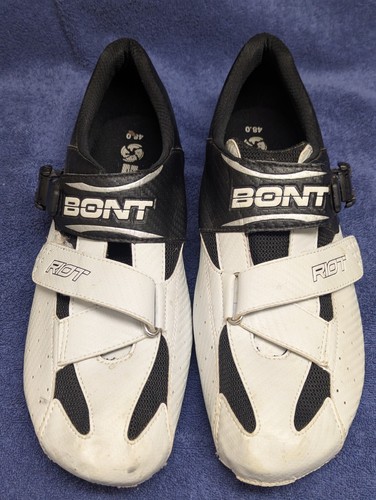 Bont Riot White / Black Road Cycling Shoes Size 48.0 | eBay