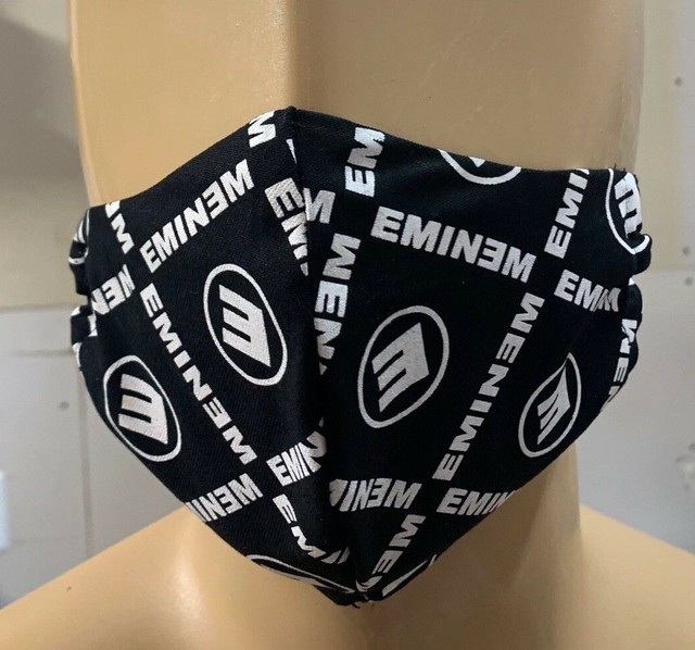Eminem Slim Shady Face Mask Unisex Protective Cloth Washable Full ...