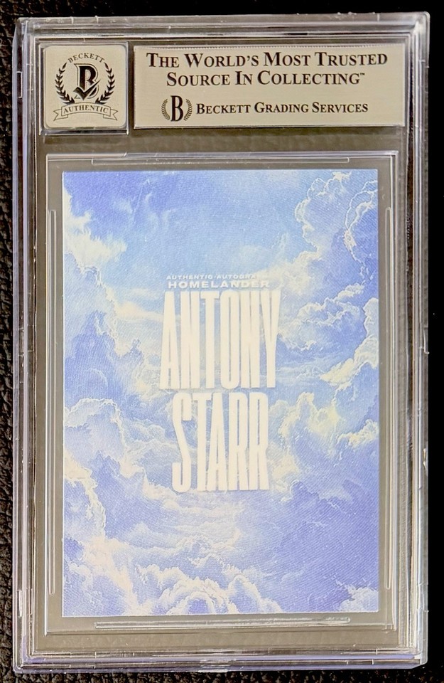 The Boys ANTONY STARR HOMELANDER Card Auto Signed • Dark Parlor ...