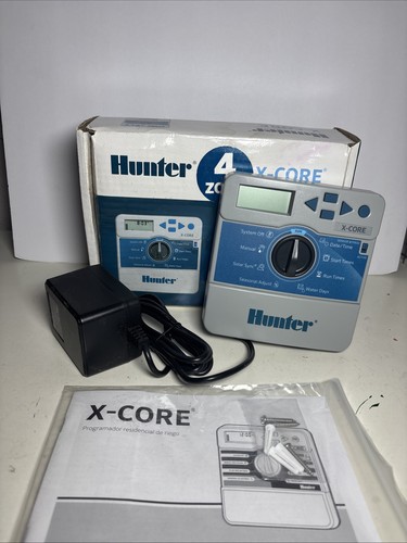 Hunter X-Core 4-Station Zone XC-400i Sprinkler Irrigation Timer ...