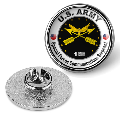 US Army Special Forces Communications Sergeant Tie Suit Shirt Lapel Pin ...