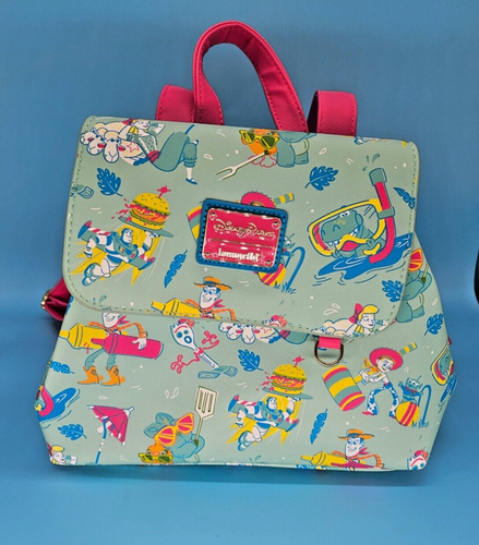 Loungefly Disney Pixar Mini Backpack Toy Story Summer Splash 2023 ...