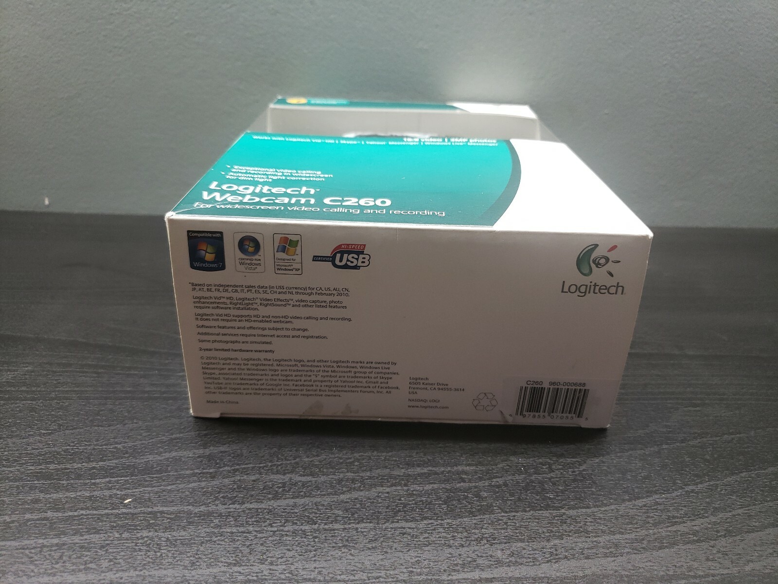 Logitech C260 Webcam - Dark Fleur for sale online | eBay