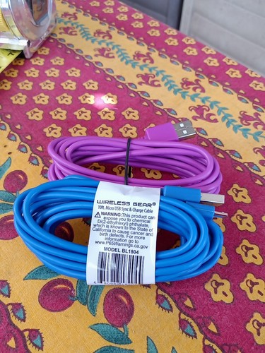 Wireless Gear 10' Micro USB sync & Charge Cable | eBay