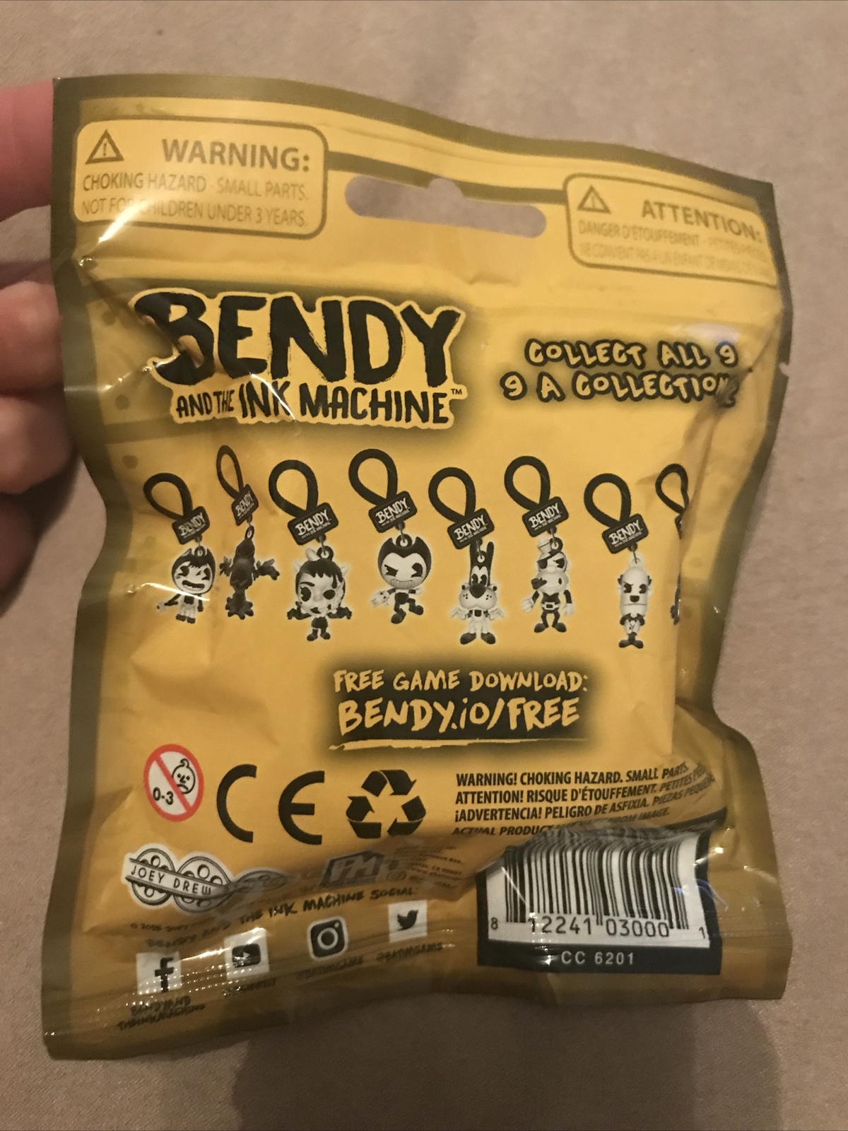 Bendy and the Ink Machine Series 2 Collector Clips Mystery Pack Sealed ...