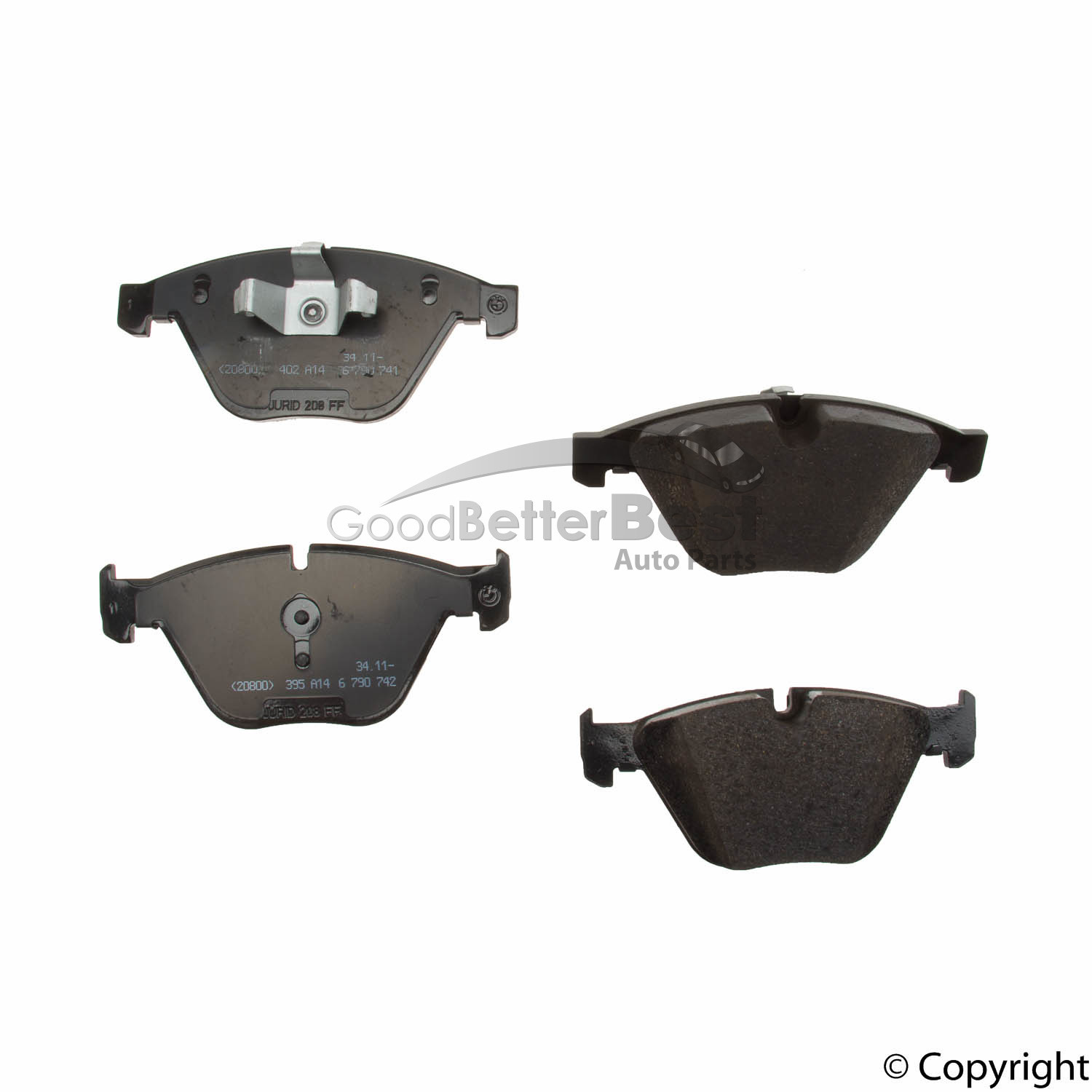 New Genuine Disc Brake Pad Set Front 34116790759 for BMW | eBay