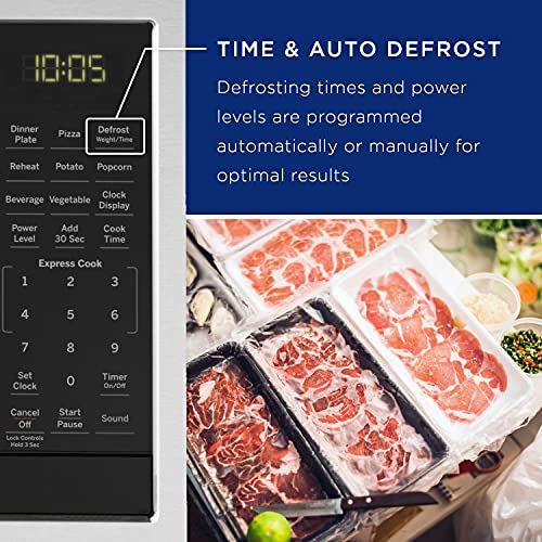 GE Countertop Microwave Oven | 0.9 Cubic Feet Capacity, 900 Watts ...