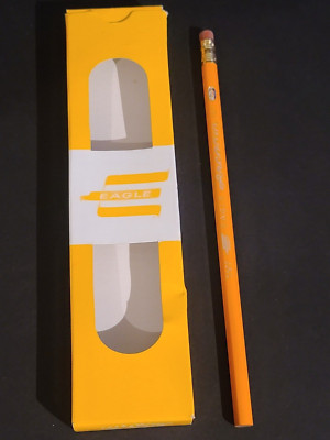 Vintage RARE Eagle Arcadia 167 Yellow Unsharpened Pencil NUMBER 3 WITH ...