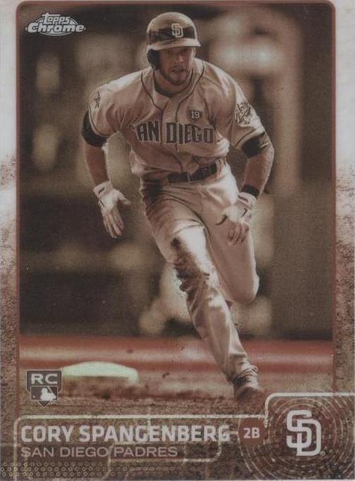 2015 Topps Chrome - Cory Spangenberg #132 Sepia Refractor (RC) for sale ...