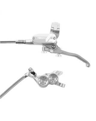 Hope Tech4 V4 Braided Kit Disc Brake Rear 4 Pistons for Downhill / Fre ...