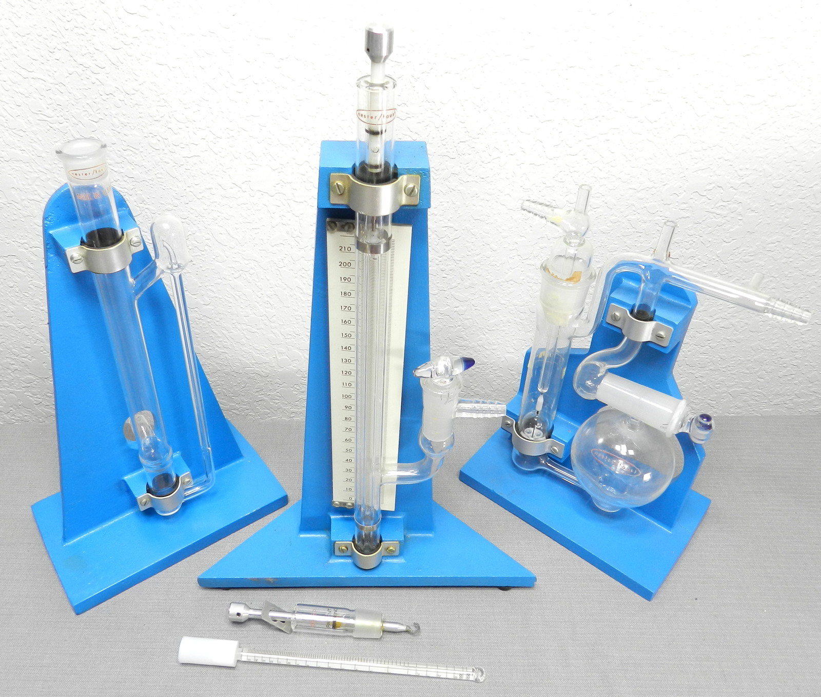 Lot of Rare Nester Faust Mini Micro Glass Lab Distillation Apparatus ...