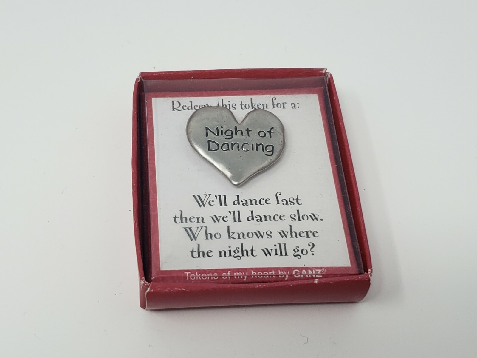 Ganz Tokens Of My Heart Redeem This Token for a Night of Dancing | eBay